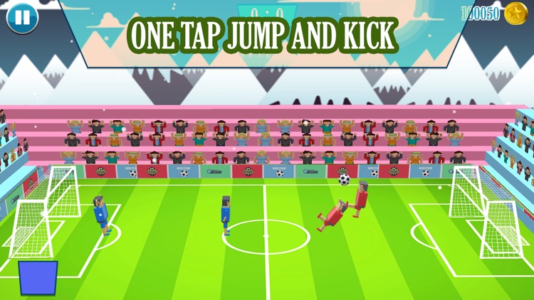 Soccer Physics 3D Cubic Block Party Football Sport by Vector Labs Limited