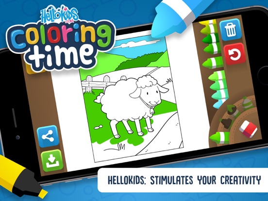 Hellokids Coloring Time Animals | iPhone & iPad Game Reviews | AppSpy.com