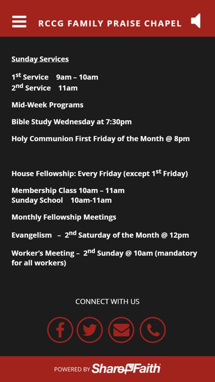 RCCG FPC Youth App by Sharefaith