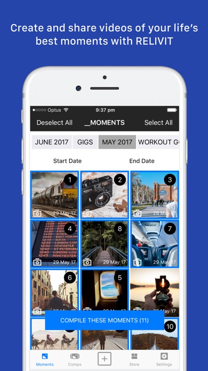 RELIVIT - 1 to 3 Second Video Diary of Your Life by Congero Pty Ltd
