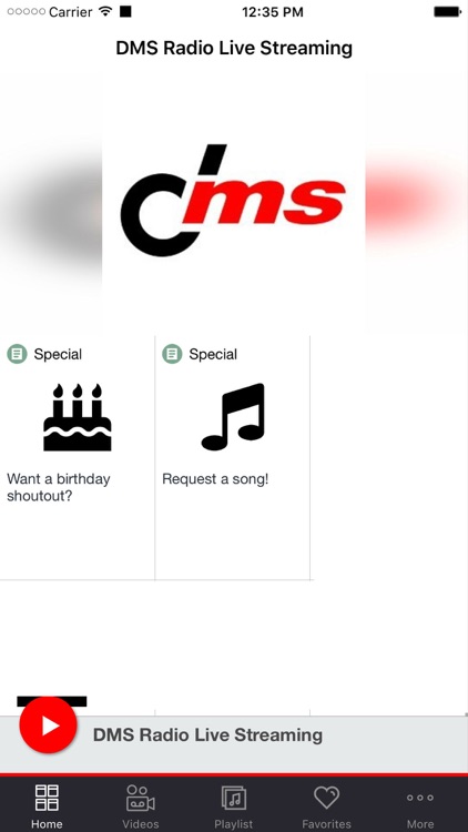 DMS Radio Live Streaming by Nobex Technologies