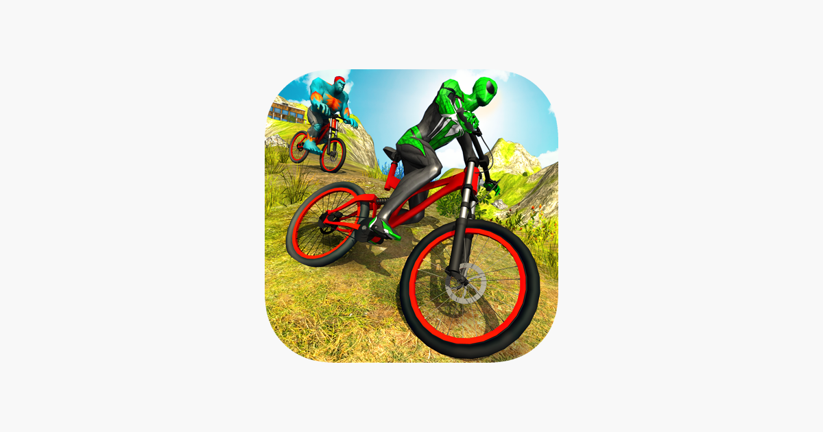 ‎Offroad Superhero Bicycle Race on the App Store