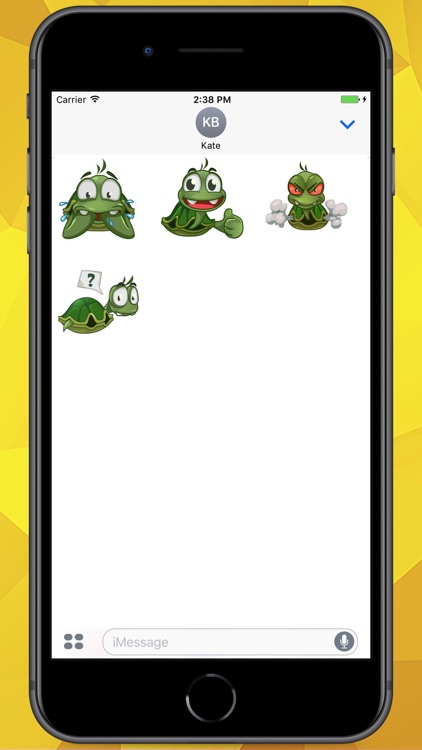 Sad Turtle Joe Stickers by Anna Tolstykh