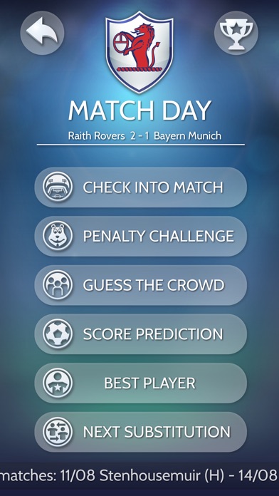 Raith Rovers Matchday App for iPhone - APP DOWNLOAD