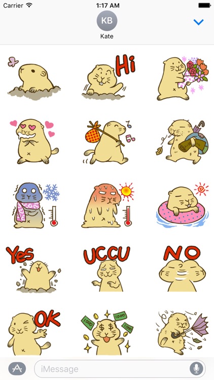 Happy Groundhog Day Emoji Pack by Vu Quoc Hung