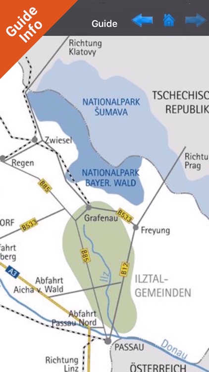 Nationalpark Bayerischer Wald - GPS Map Navigator by Flytomap