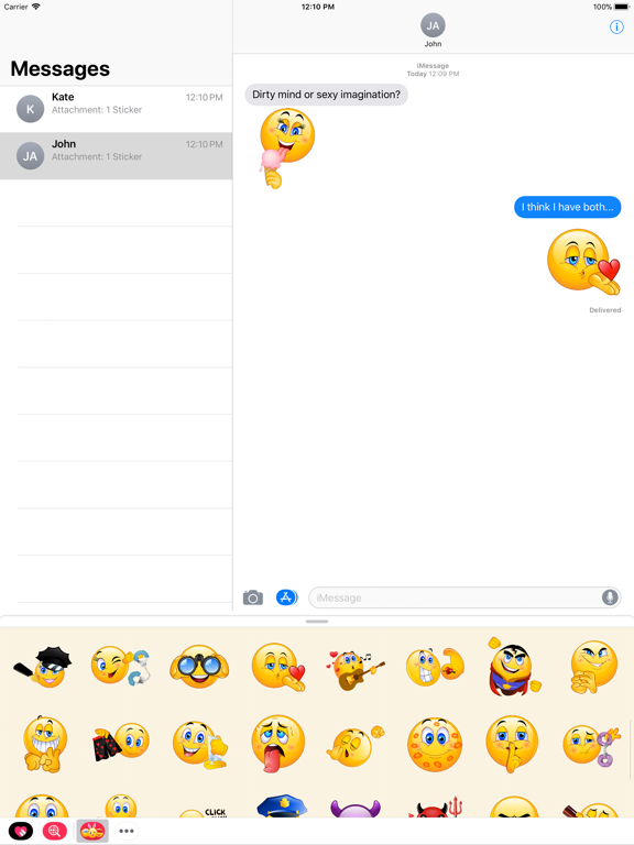 Adult Emojis Naughty Couples App Price Drops