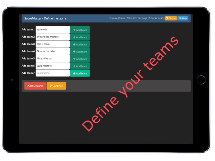 ScoreMaster by Teamwalrus