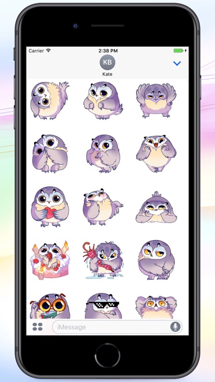 Phil The Owl! Stickers by Bogdan Andresyuk