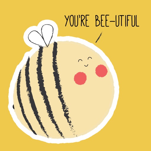 Bee Pun Sticker Pack by Liam Smith