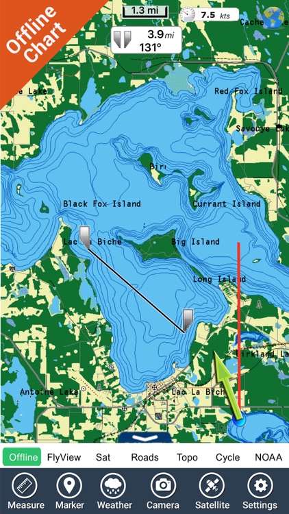 Alberta HD Lakes Fishing maps by Flytomap