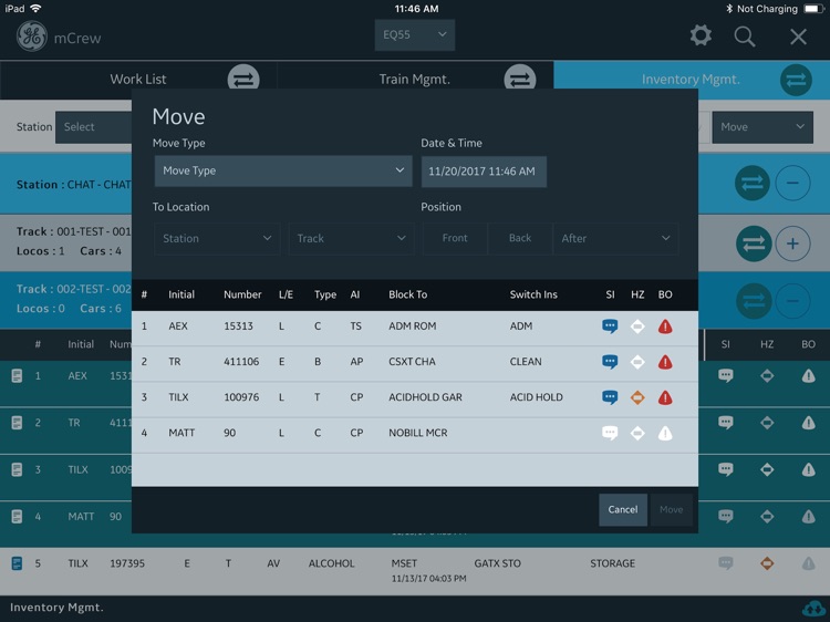 RailConnect 360 – mCrew by General Electric Company