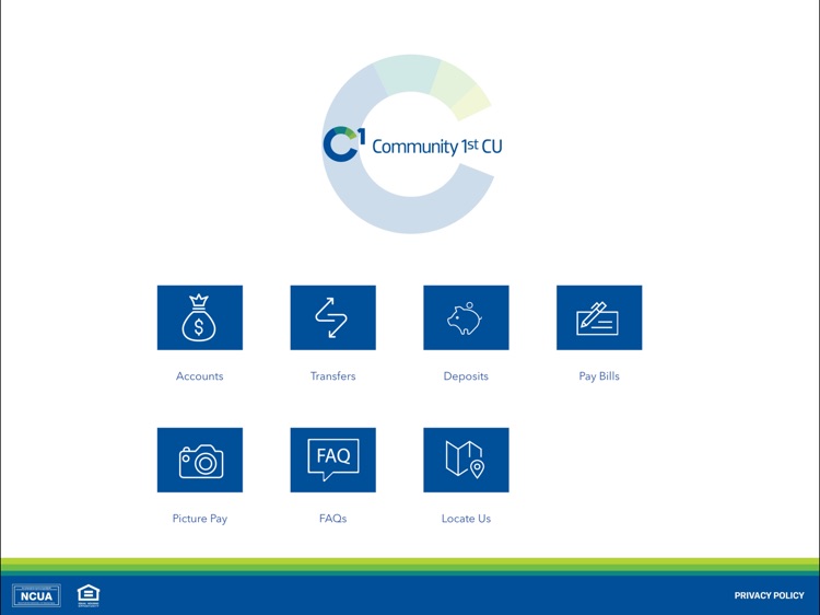 Community 1st CU for iPad by Community 1st Credit Union (IA)