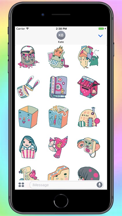 Absurd Drawing Stickers by Anna Tolstykh