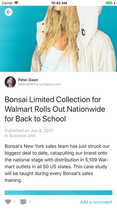 LumApps for iPhone - APP DOWNLOAD