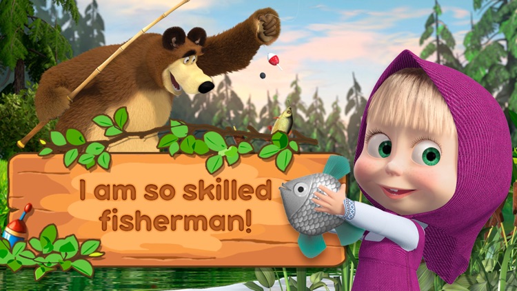 Masha and the Bear: Fishing by Oculist