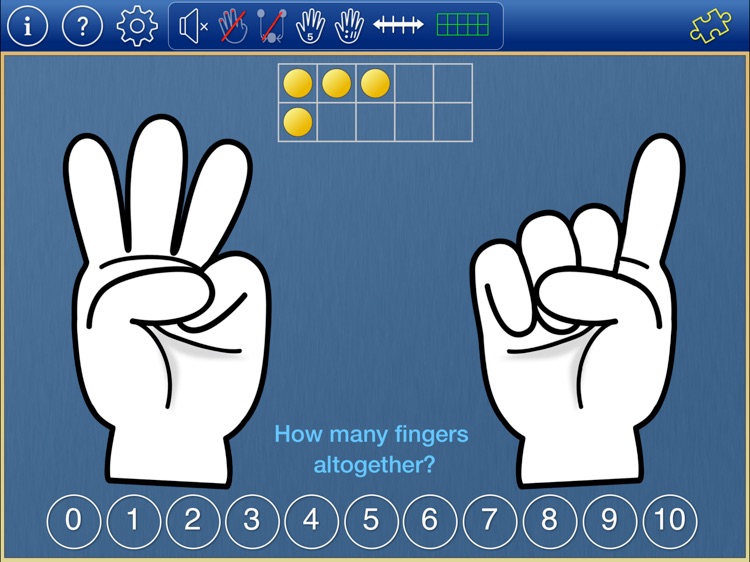 Finger Glove ADDITION by Classroom Focused Software