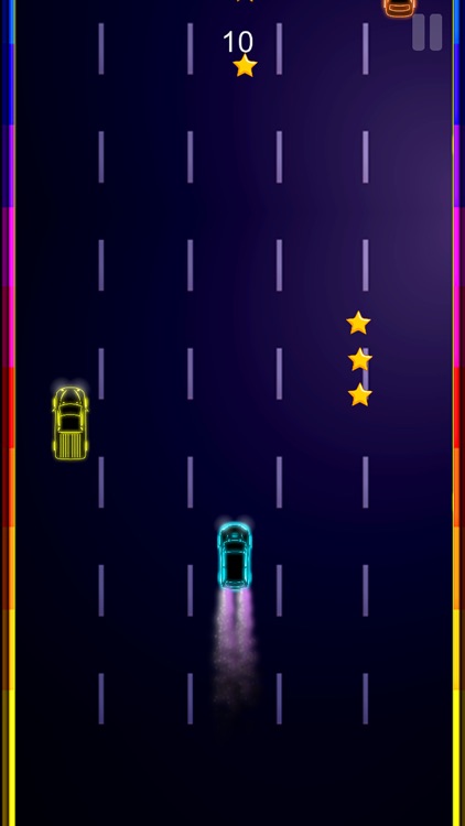 Neon Car Racing by Noman Sohail