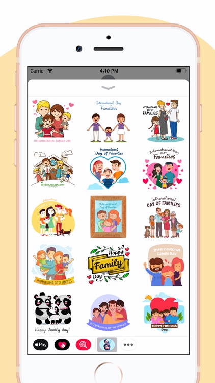Family Day Together Stickers by Bee Lea Teo