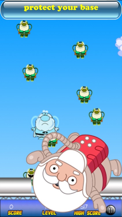 Santa Claus Jetpack Sky Dive by Meng Li