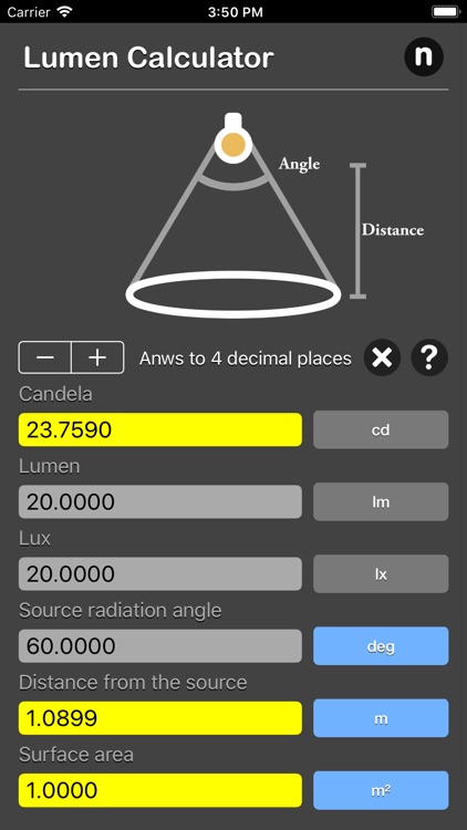 Lumen Calculator by Nitrio