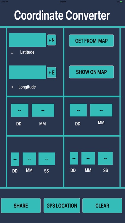 Coordinates Converter Lat Long by VIDUR