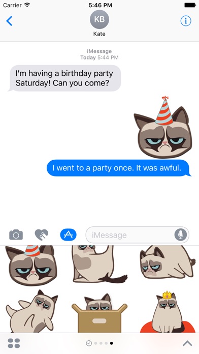 Grumpmoji Grumpy Cat Stickers - AppRecs