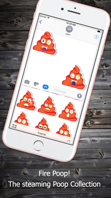 Fire Poo Emojis by Daniel Thomas