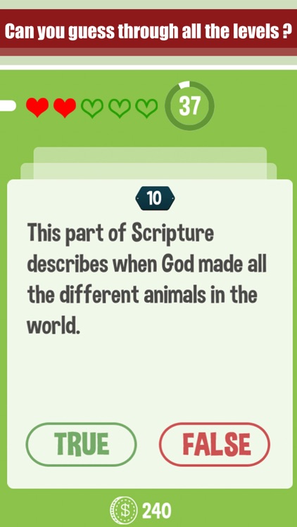 Bible True Or False Quiz by divya mehta