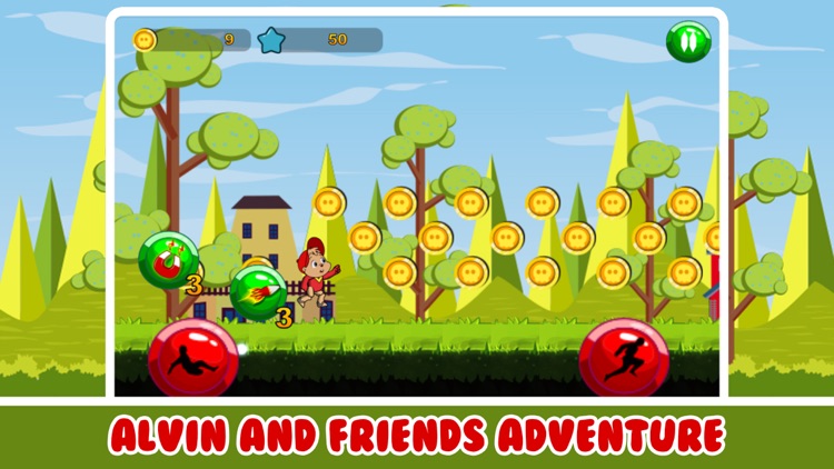 Alvin and Friends Running by Steven Lukato