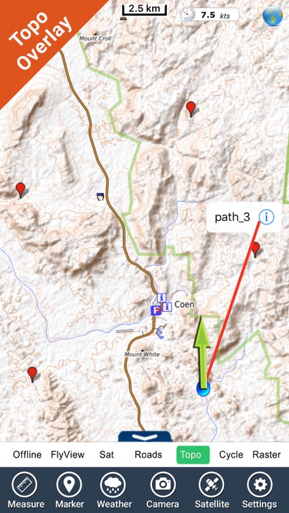 Mungkan Kandju National Park GPS map with guide by Flytomap