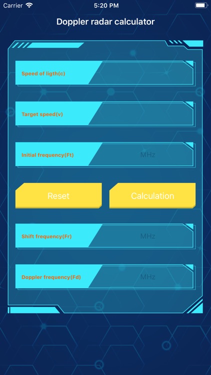 Doppler radar calculator by Rudy White