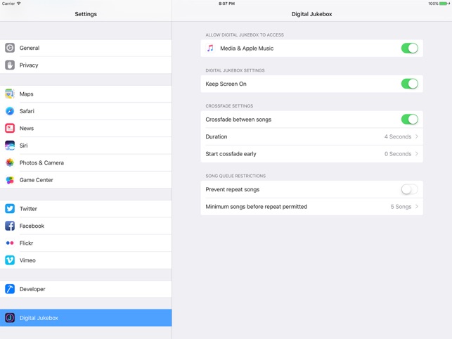 Internet Jukebox Android App