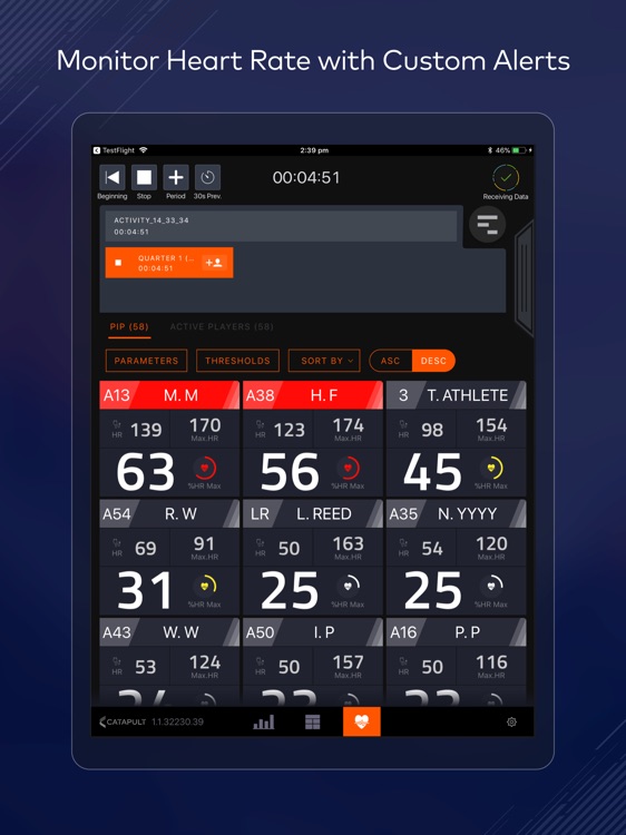 OpenField Plus Live by Catapult Sports Pty Ltd