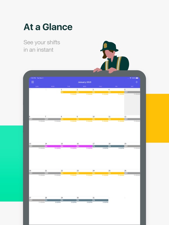 Shift Days - Work Tracker - AppRecs