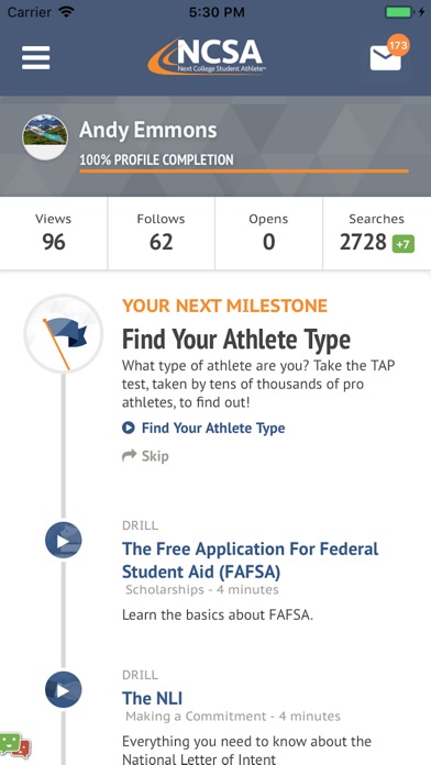 NCSA Athletic Recruiting - AppRecs