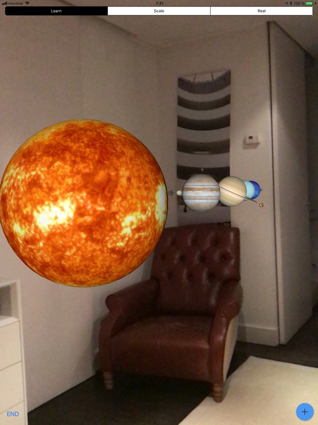 Scale Solar System Rooms