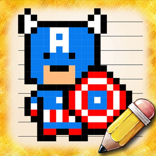 Drawing For Pixel Superheroes by Anton Torbyn
