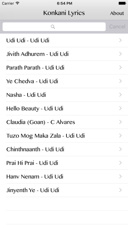 Konkani Lyrics by Prajoth Dsa