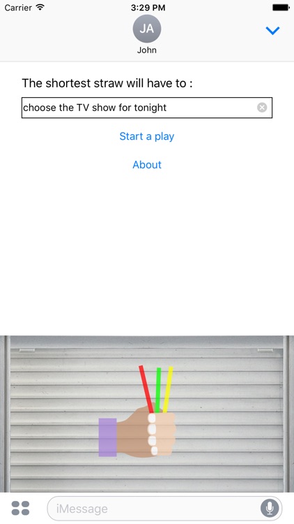 The shortest straw by Orange Services SRL