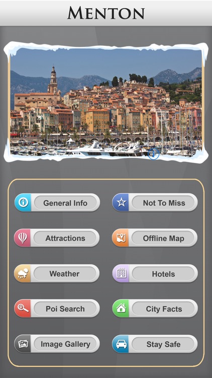 Menton Offline Map Travel Guide by Pabbu Vinod Kumar
