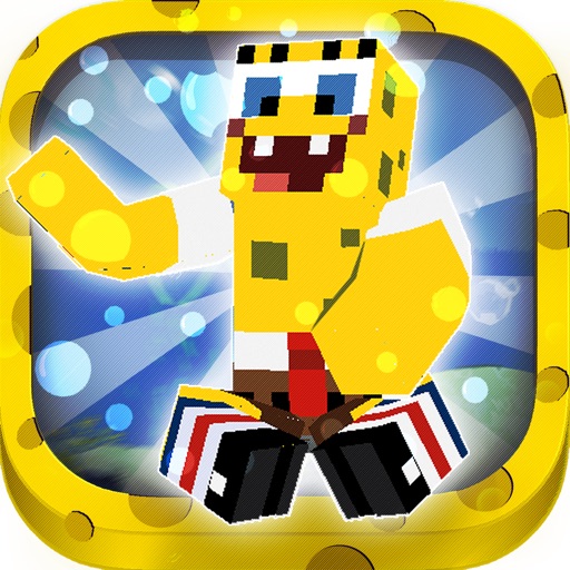 3D Block Skins Running Run Pro " For Spongebob " by Panupong Kondee