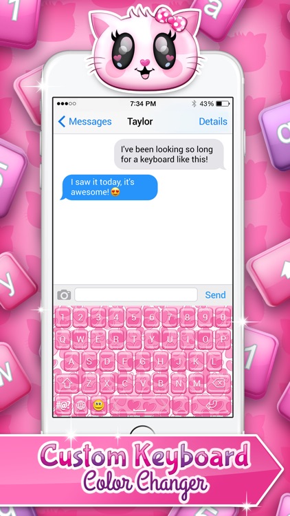 Custom Keyboard Color Changer Themes with Emoji by Dimitrije Petkovic
