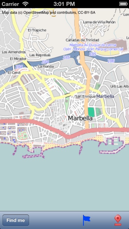Marbella, Puerto Banus, Estepona, Ronda, Sierra de Grazalema Street Map ...