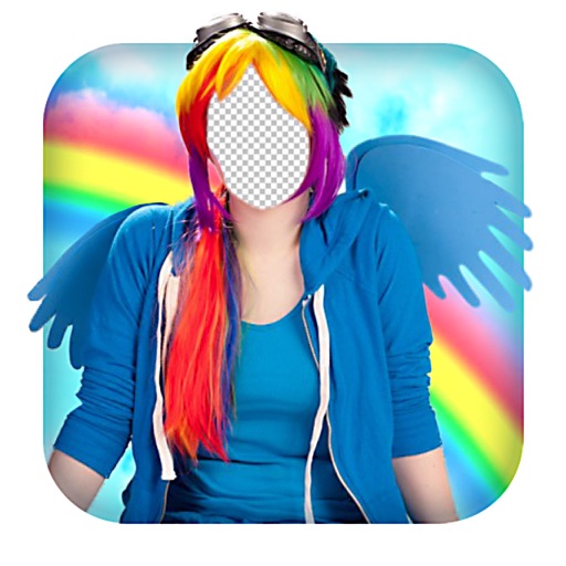 My Pony Costume Dress Up Photo Montage Suit by Elin Lim