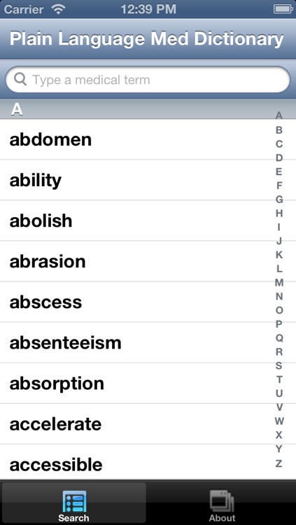 Plain Language Medical Dictionary by The University of Michigan