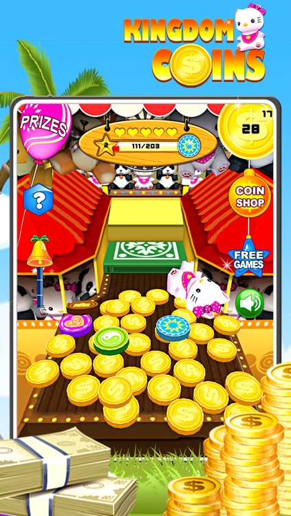 Kingdom Coins for iPhone - Dozer of Coins Arcade Style by Gold Coin Kingdom