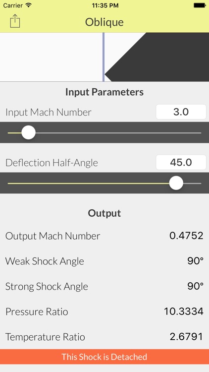 Oblique: Shock Wave Calculator by Atmosphere Interactive LLC