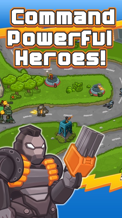 SuperHero Iron War TD Defense – Defence Games Free by Aaron Co