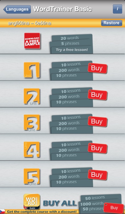 WordTrainer Basic - English Flashcards by Fraus Media, s.r.o.